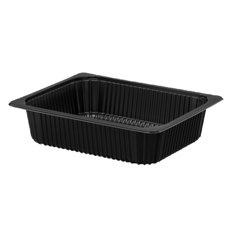 Uzlymējams paliktnis, 325 x 265 x 80 mm, melns, PP | Antalis AS